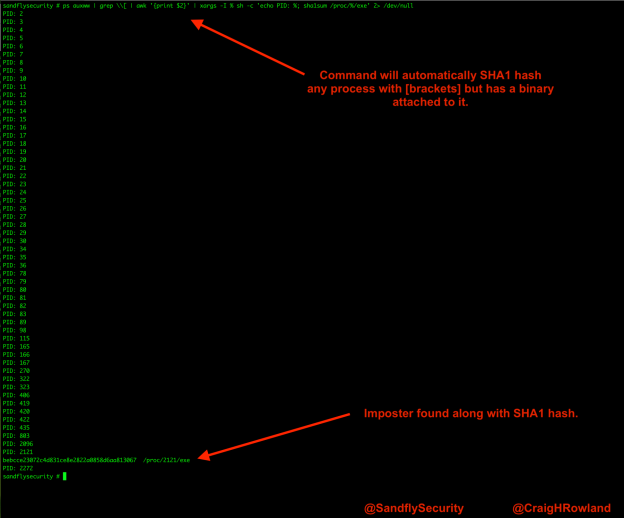 Detecting Linux kernel process masquerading with command line forensics ... Detecting Linux kernel process masquerading with command line forensics ...