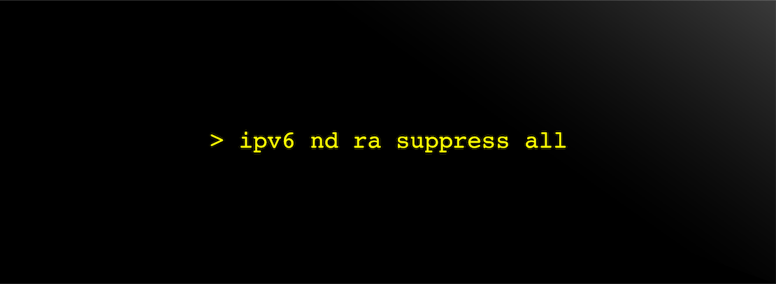 Let’s ‘all’ suppress Router Advertisements | APNIC Blog