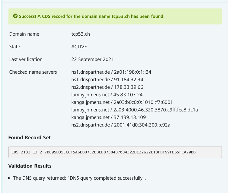 DNSSEC provisioning automation with CDS/CDNSKEY in the real world ...
